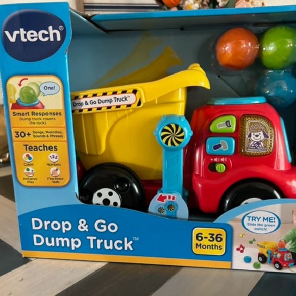 V Tech | Toys | Vtech Drop And Go Dump Truck | Poshmark